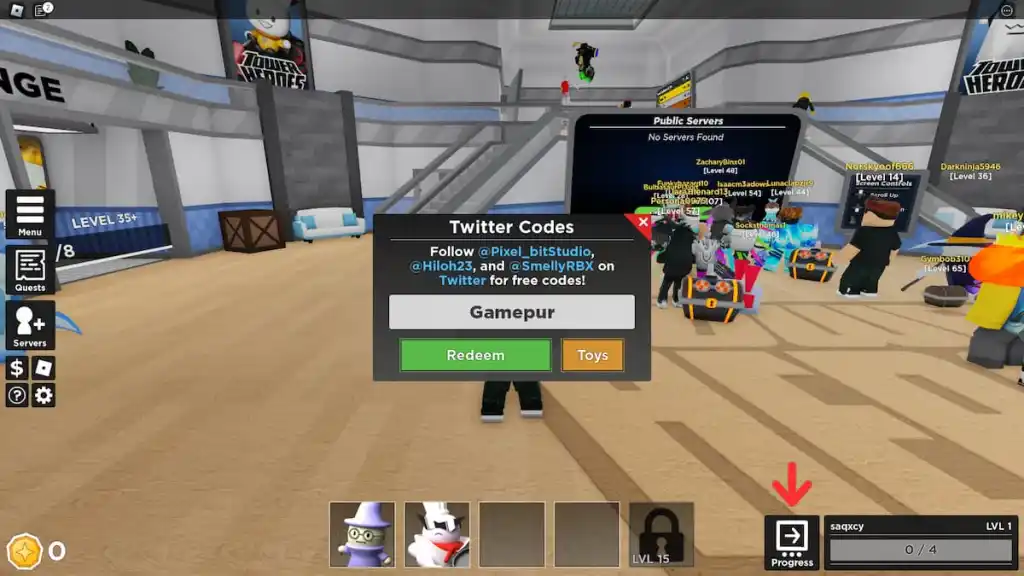 Roblox Tower Heroes-codes (april 2024)